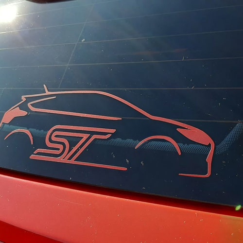 X2 Ford Focus ST Spoiler/wing Sticker Decal. 2012-2018 - Etsy UK