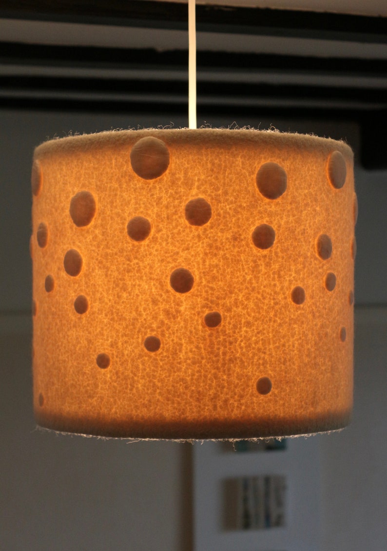 Nuno Silk Disc Lampshade Textured Shade Modern Decor Table Lamp Ceiling ...