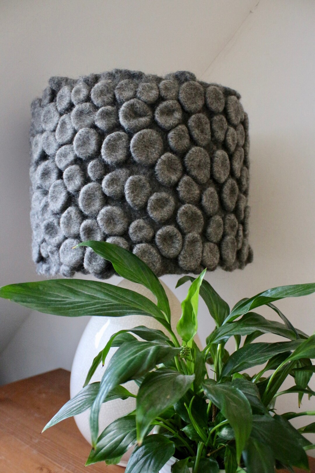 Pebble Lampshade: Textured Shaped | Modern Design | Drum Shade | Table ...