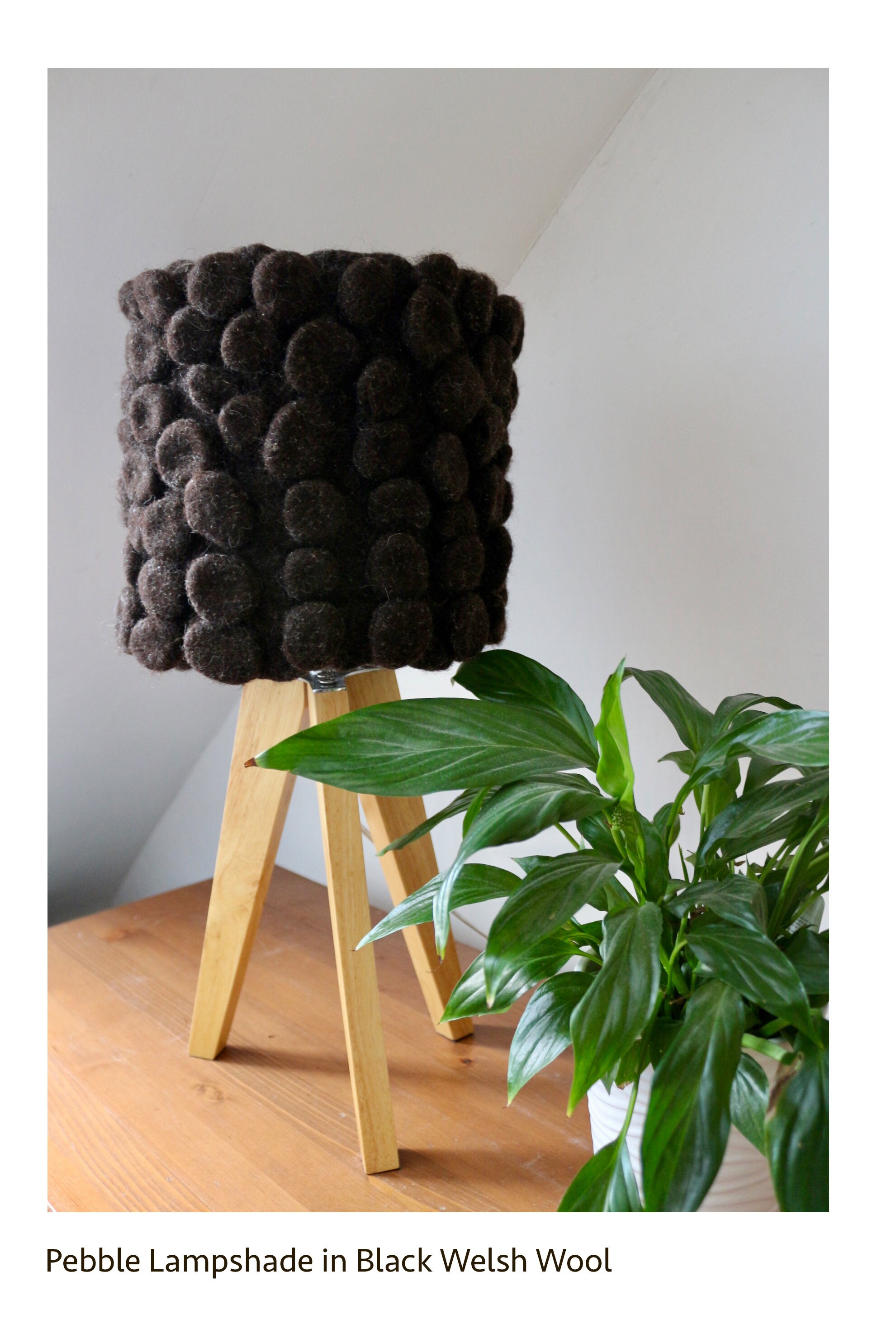 Pebble Lampshade: Textured Shaped Modern Design Drum Shade | Etsy UK