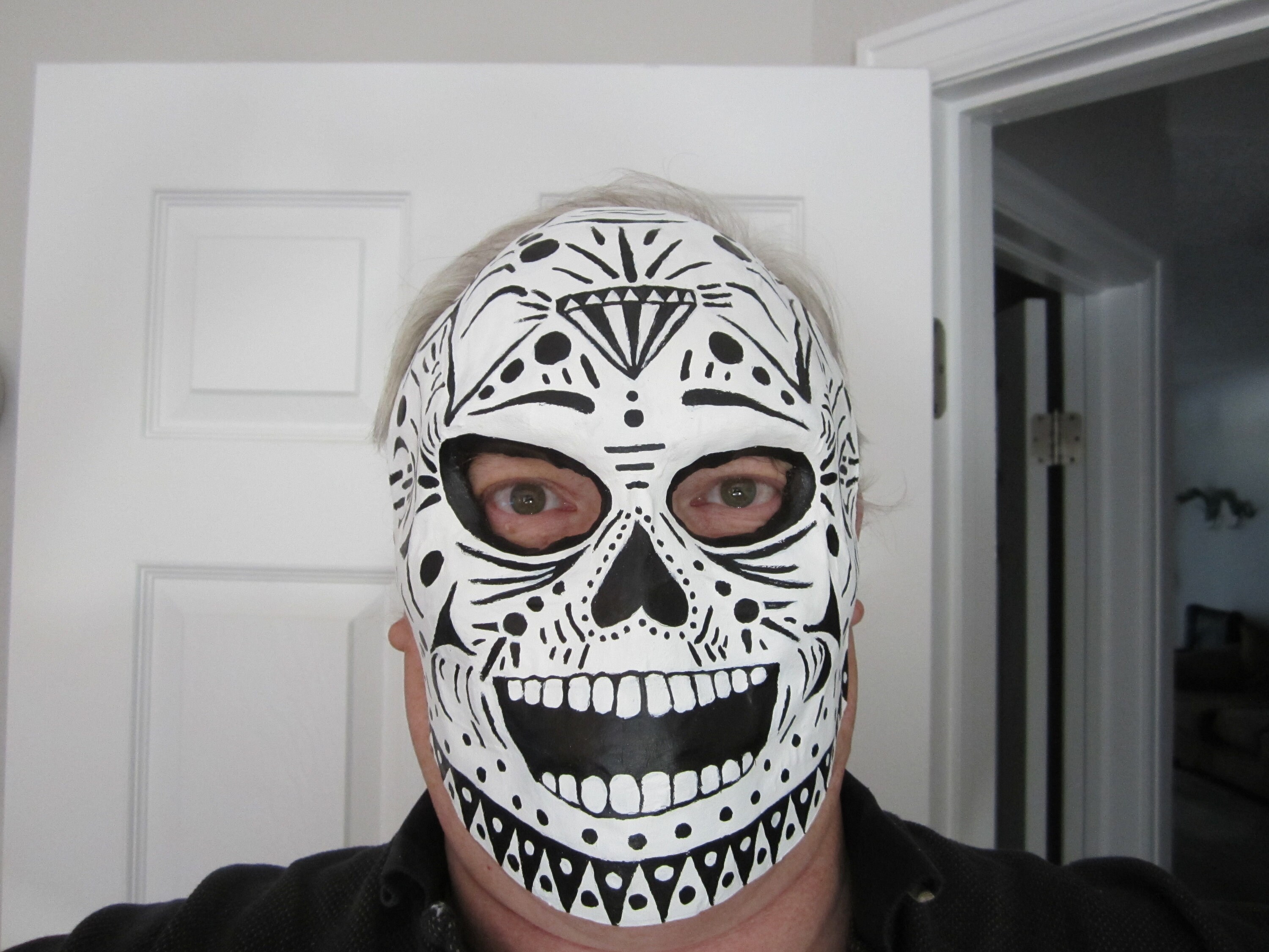 Skull Mask, Day of the Dead, Día De Los Muertos, Folk Art, Halloween ...