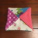 Coaster Set Folded Fabric Coasters Set of 4 Handmade Square - Etsy