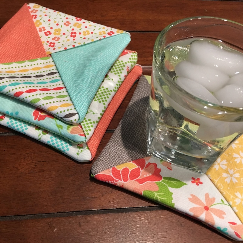 Fabric Coasters - Etsy