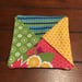Coaster Set Folded Fabric Coasters Set of 4 Handmade Square - Etsy