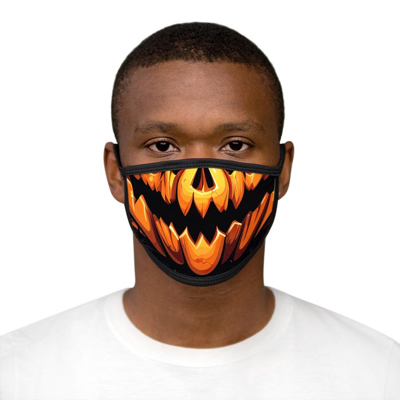 Halloween Pumpkin Mask , Adult Face Mask, Face Mask for Men.women - Etsy
