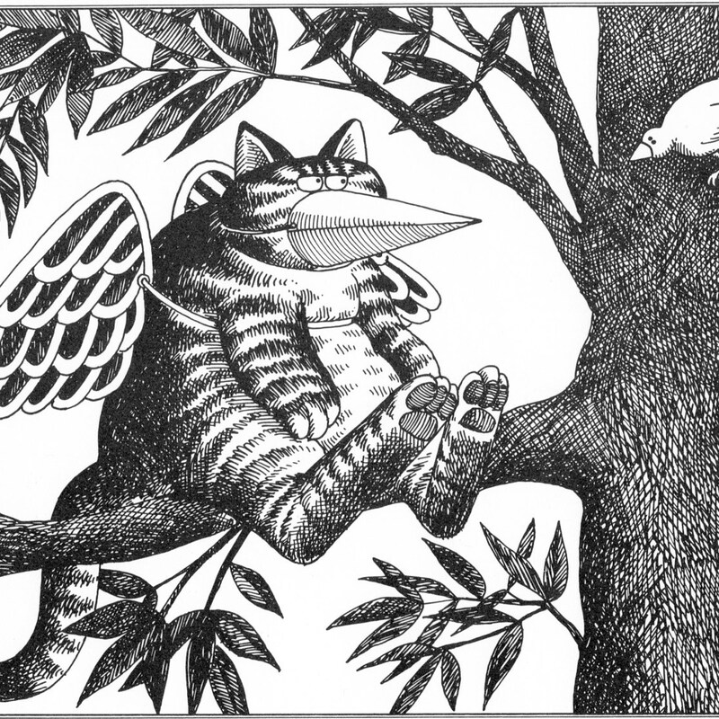 Kliban Cat Print - Etsy