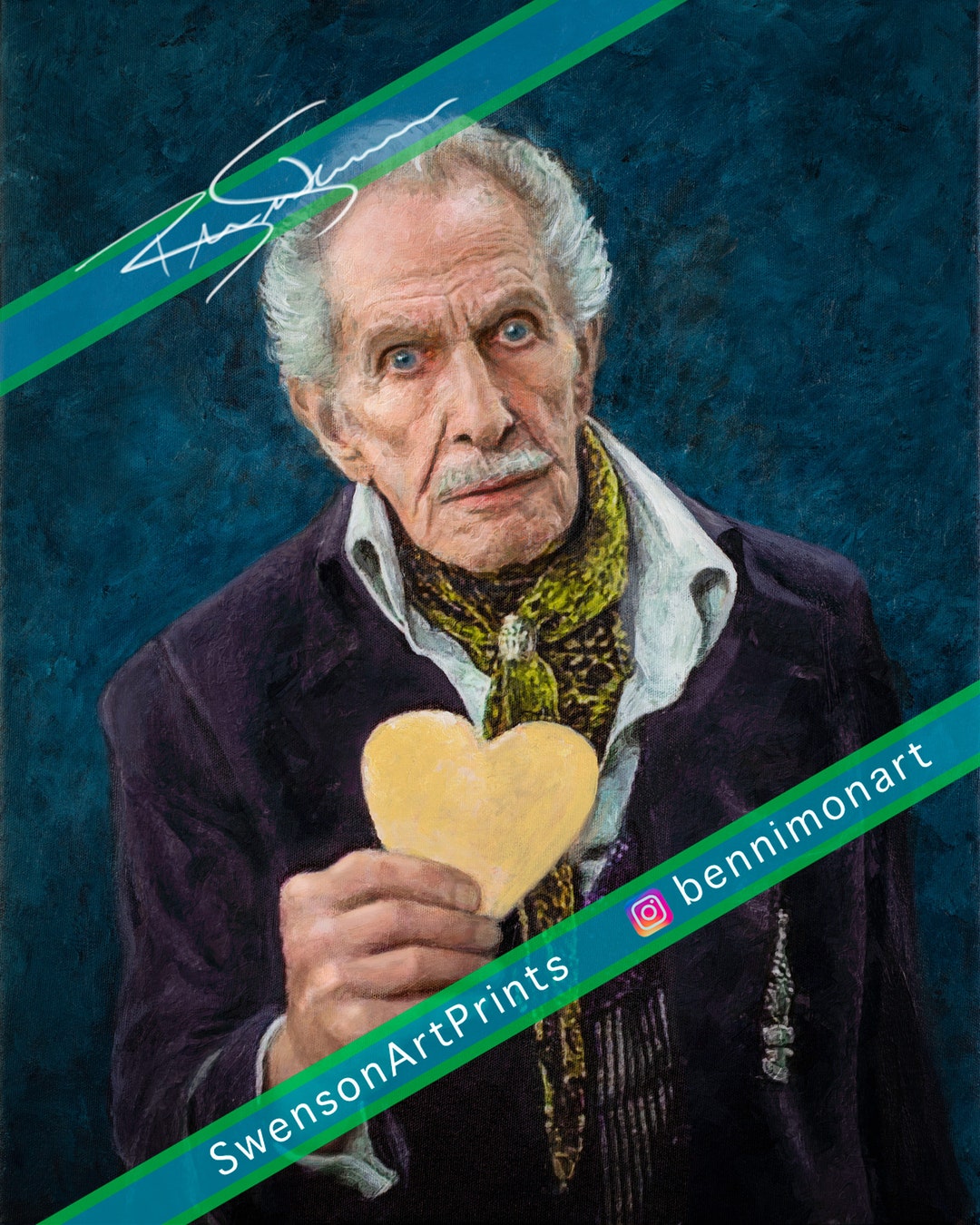 The Inventor (vincent Price) From Edward Scissorhands / Print - Etsy