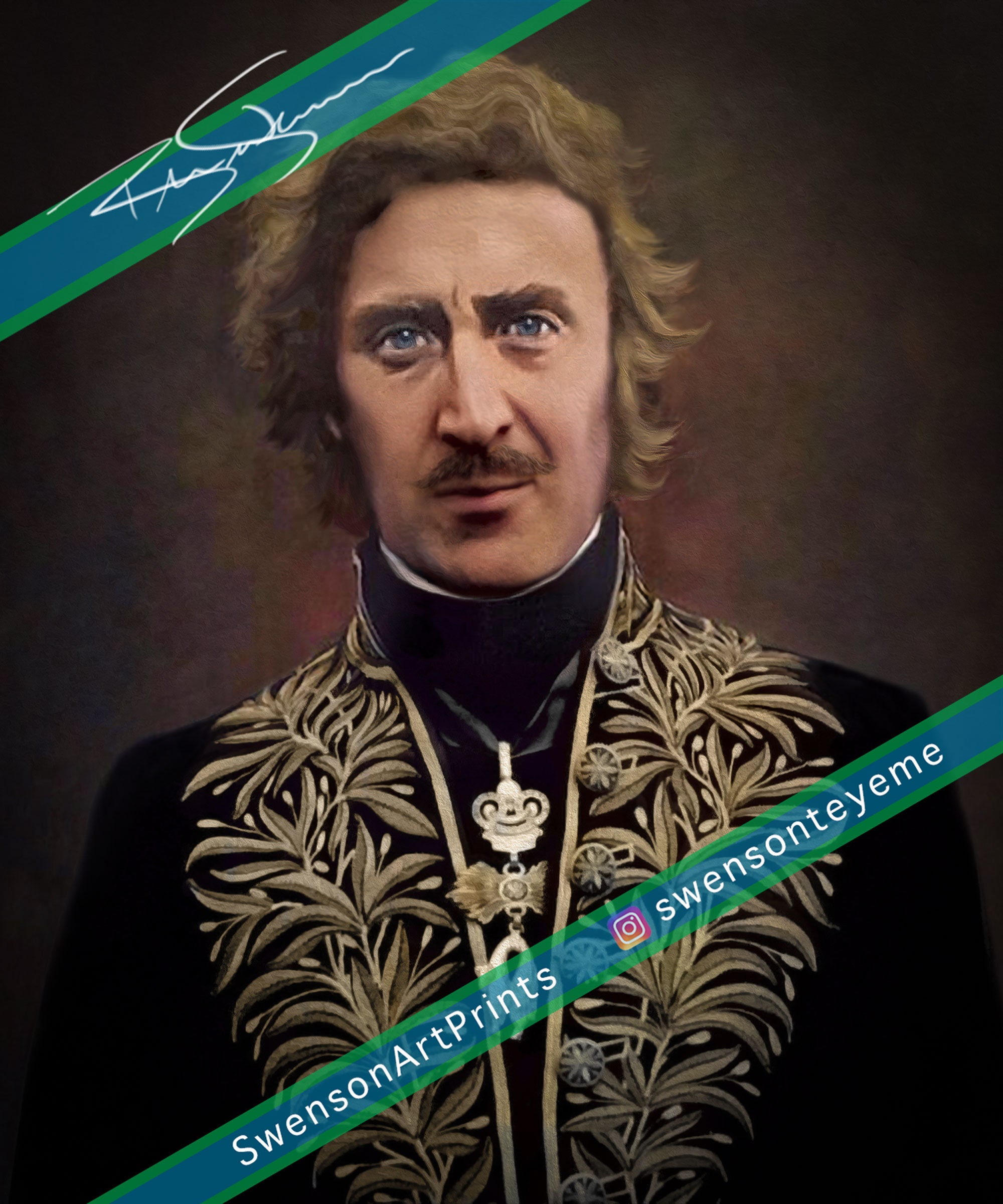 Portrait of Dr. Victor Frankenstein (young Frankenstein) - Etsy