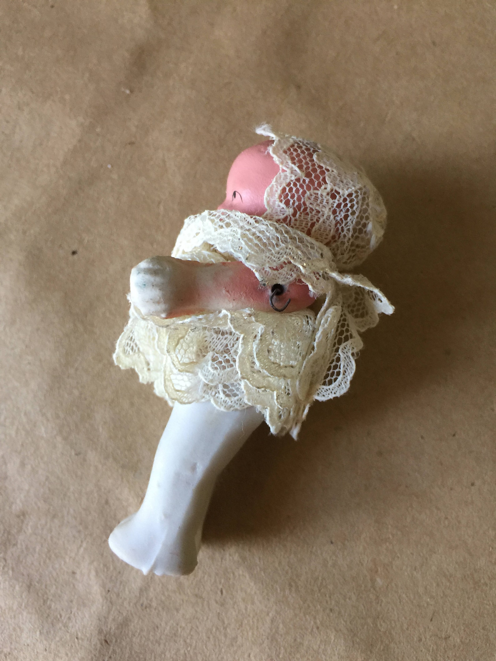 Porcelain Baby Doll Dressed in Lace - Etsy