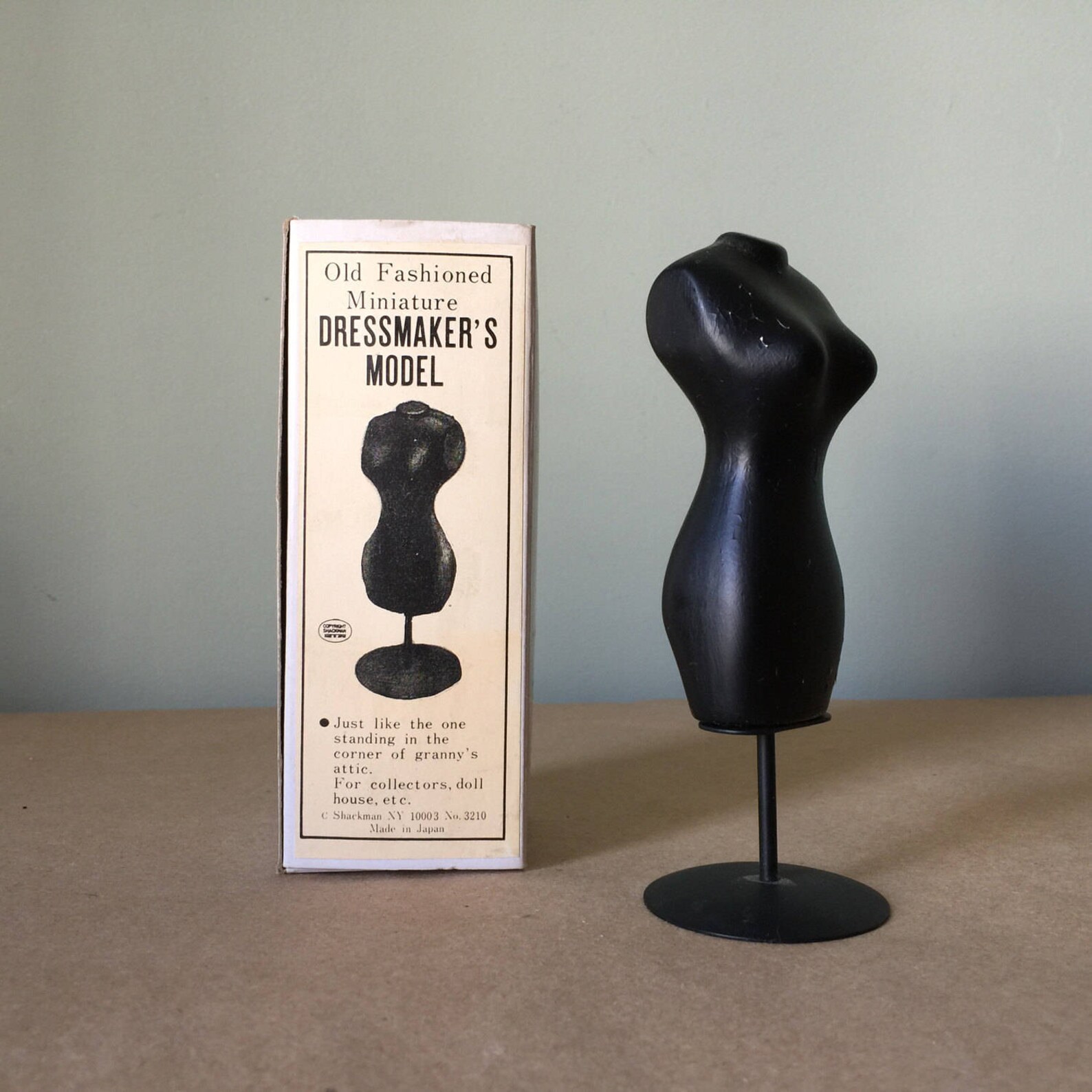 Shackman & Co Doll House Miniature Dressmaker's Model New - Etsy