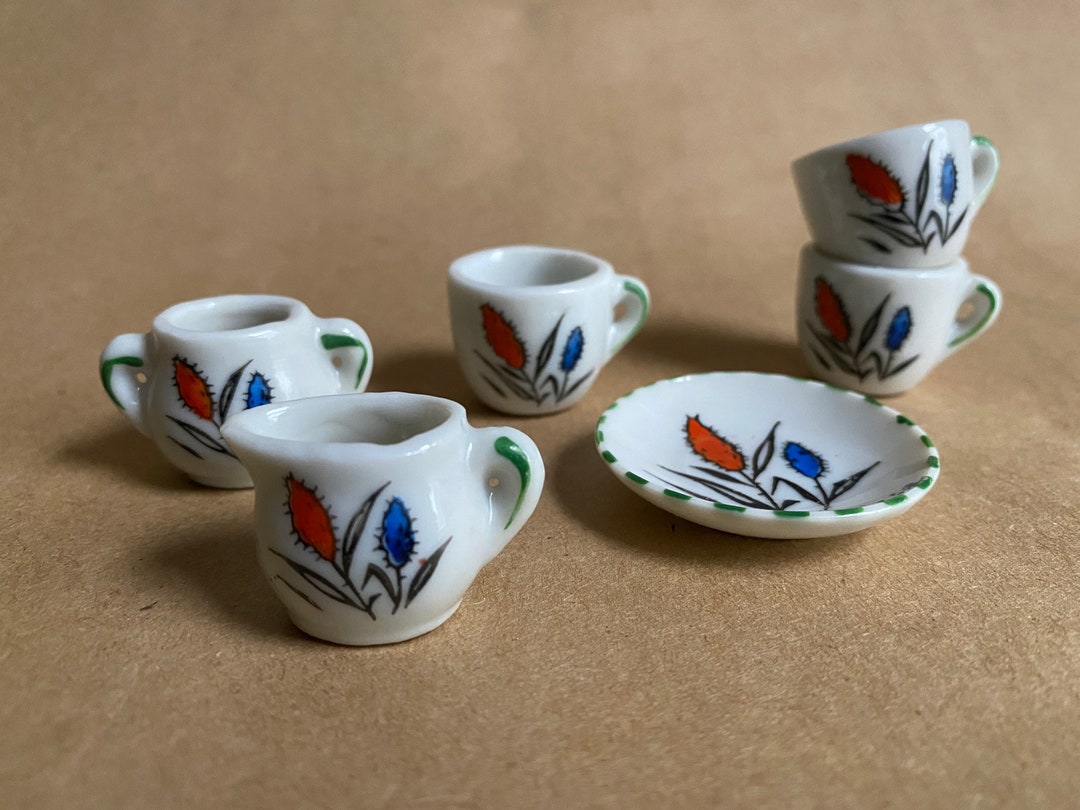 Vintage Miniature Tea Set Made in Japan 1950s - Etsy