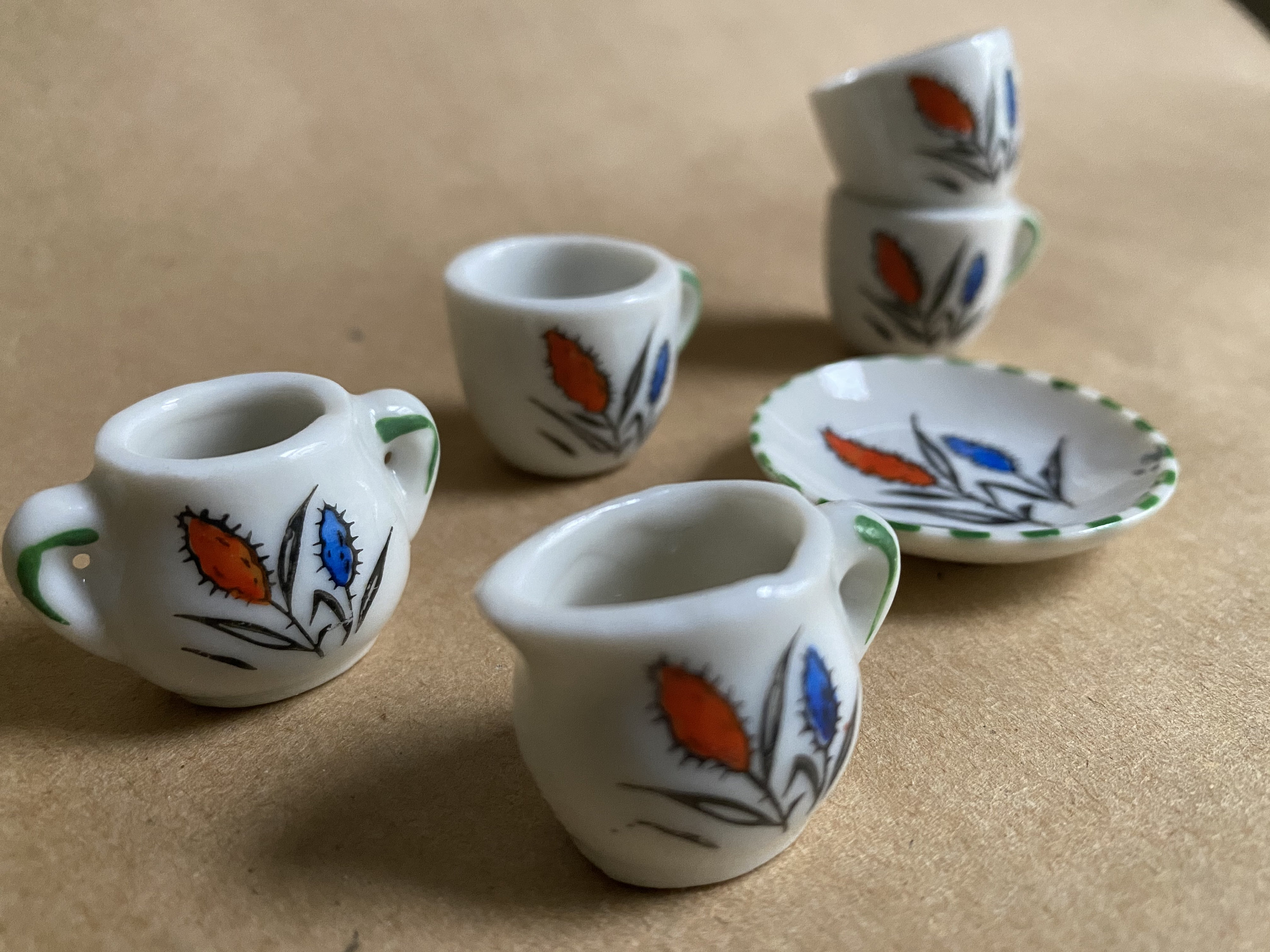 Vintage Miniature Tea Set Made in Japan 1950s - Etsy
