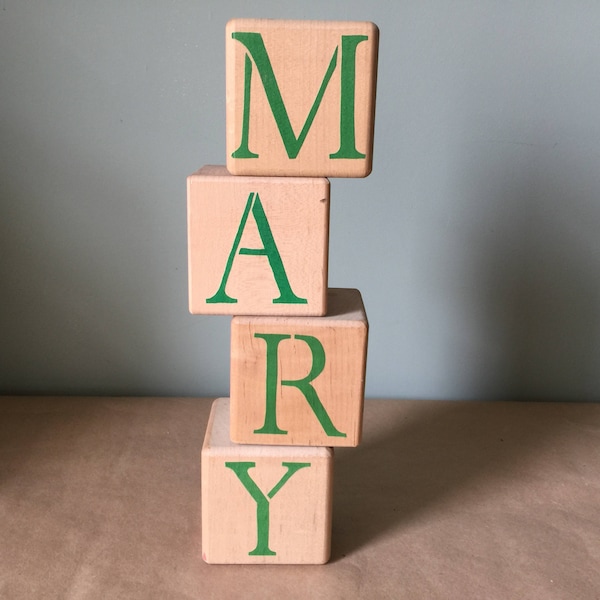 Painted Blocks - Etsy