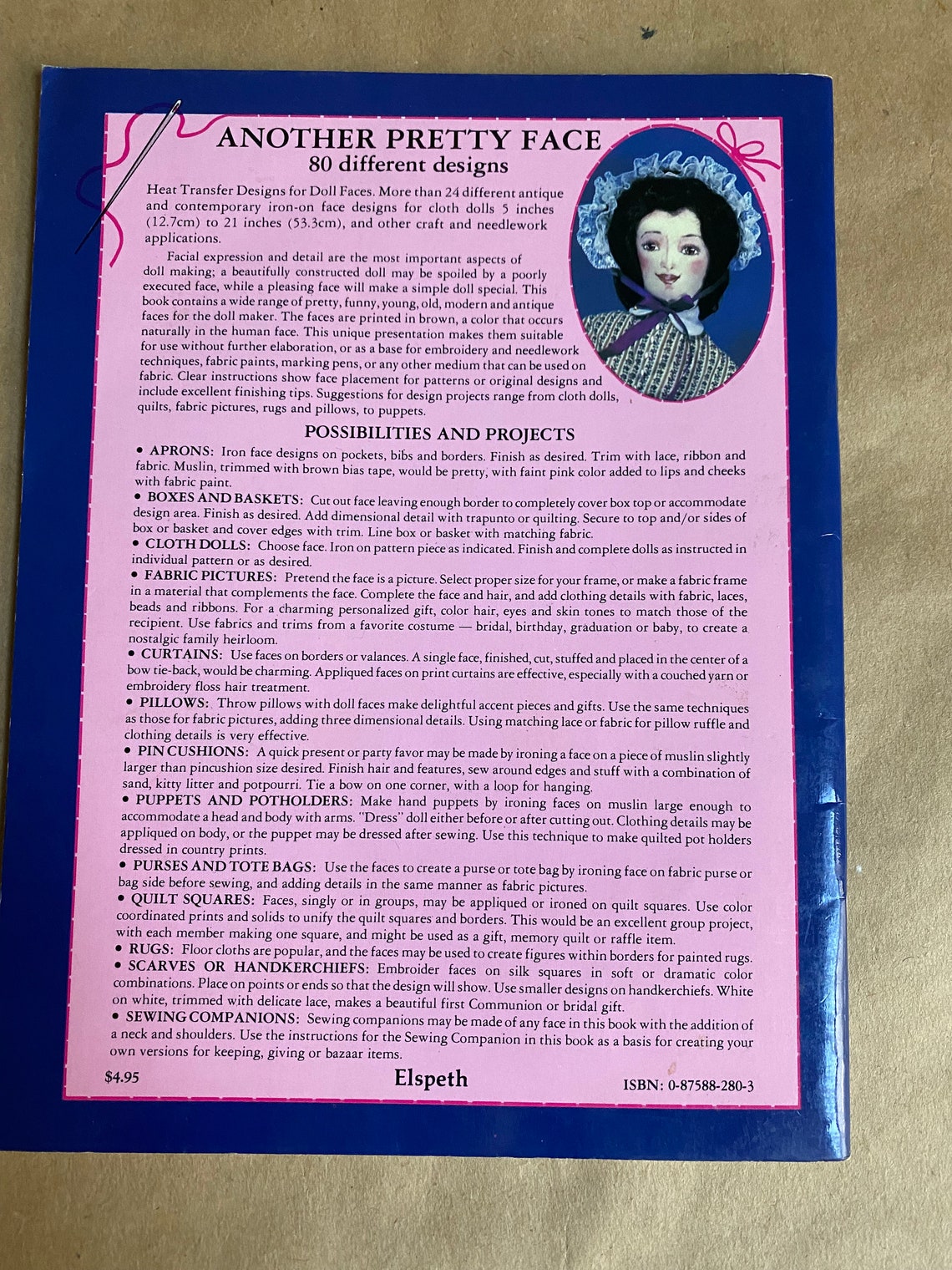 Another Pretty Face Transfer Faces for the Dollmaker by | Etsy