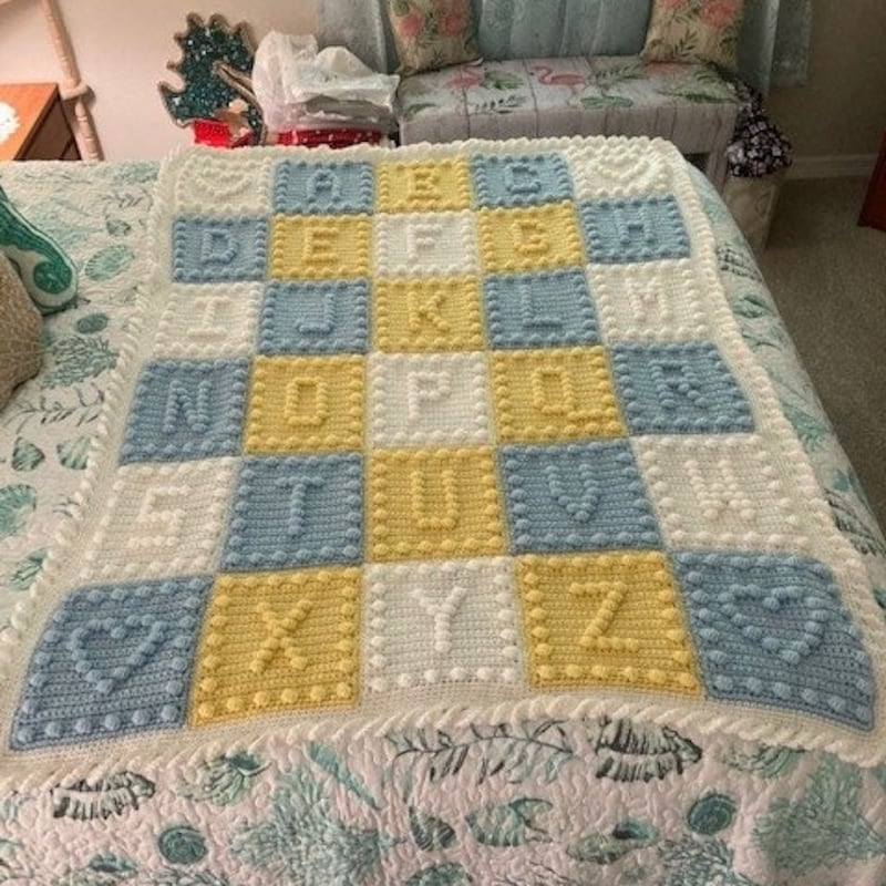 Crochet Alphabet Pattern - Etsy