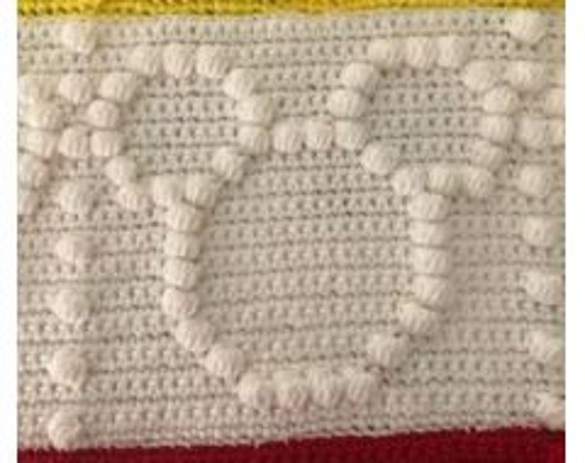 Crochet Pattern Forever Mickey Baby Blanket Puff Stitch by Pam - Etsy