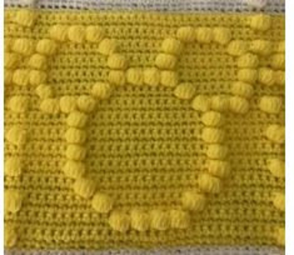 Crochet Pattern Forever Mickey Baby Blanket Puff Stitch by Pam - Etsy