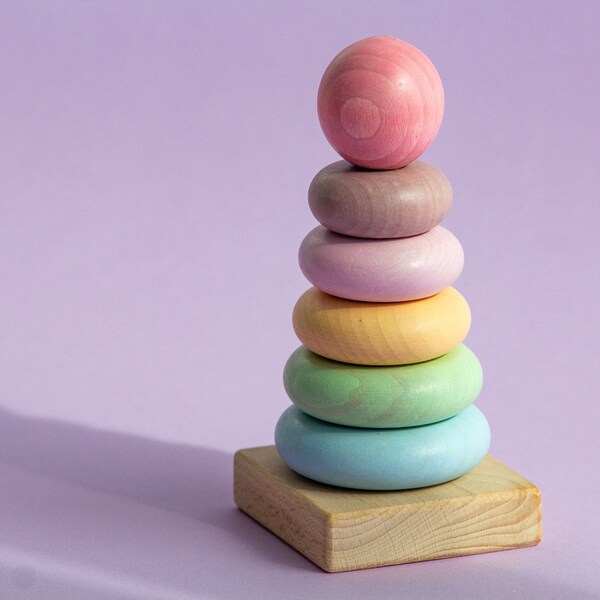 Waldorf Pyramid Toy - Etsy