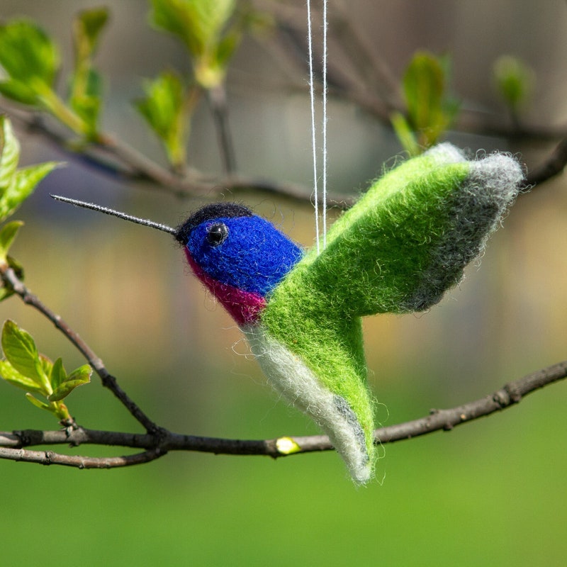 Felted Hummingbird - Etsy