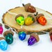 Hand Painted Multi-colored Acorns Set of 10/20/30 Natural Acorns Fall ...
