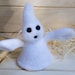 Needle Felted Ghost Wool Felt Halloween Display October Decor - Etsy