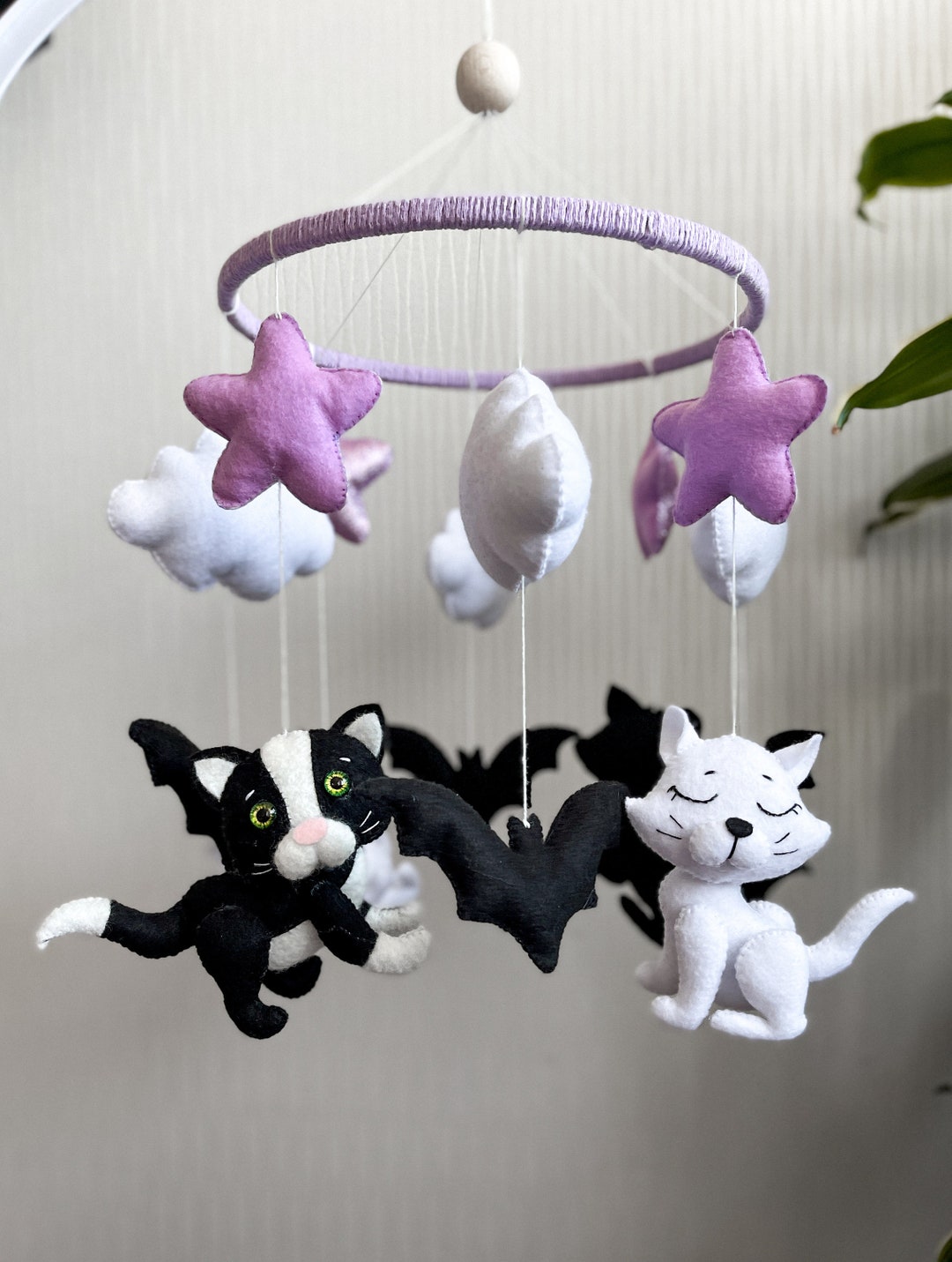 Cats Nursery Mobile, Cats Baby Mobile, Crib Mobile, Cats Nursery Decor ...