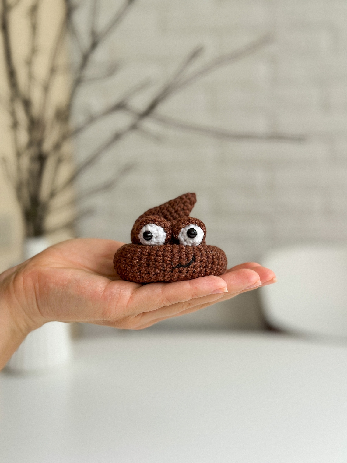 Handmade Crochet Poop, Funny Poop Gifts, Positive Gift for Family and ...