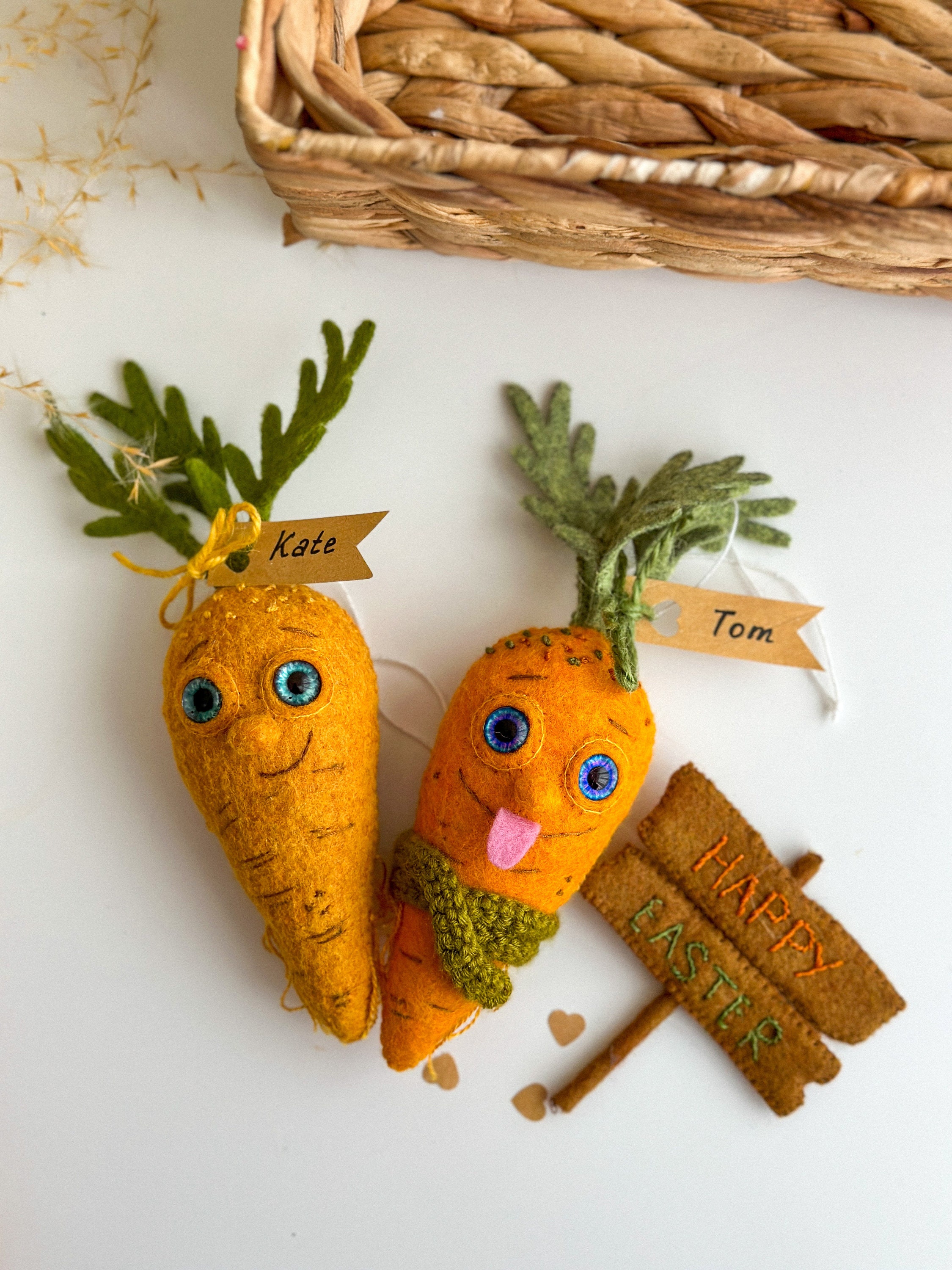 Easter Carrot Ornament, Easter Decorations, Easter Gifts, Easter Tree ...