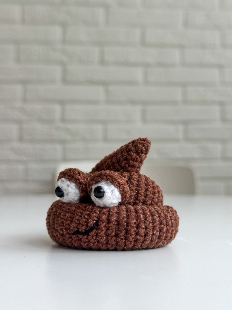 Handmade Crochet Poop, Funny Poop Gifts, Positive Gift for Family and ...
