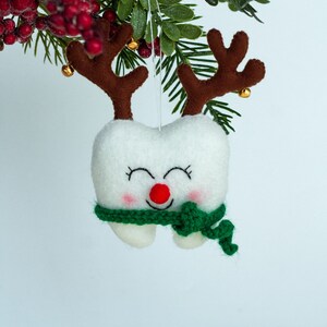 Christmas Tooth Ornament Christmas Tooth Decor Christmas Decorations ...