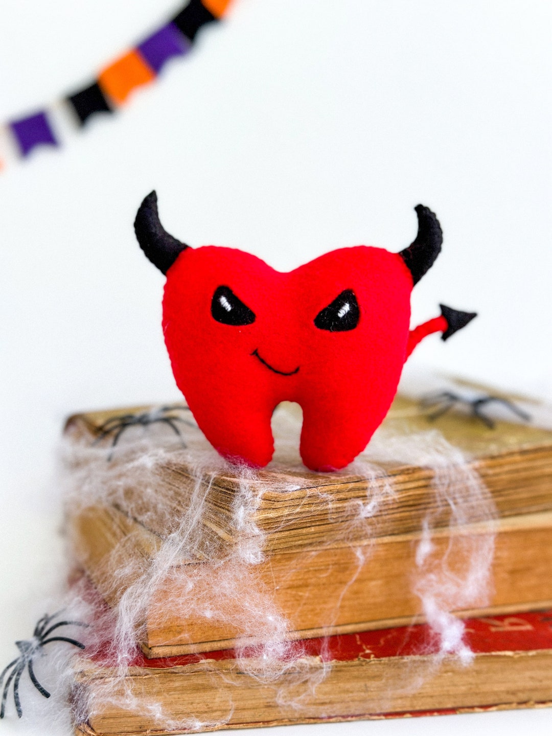 Halloween Devil Tooth Ornament Halloween Tooth Decor Halloween ...