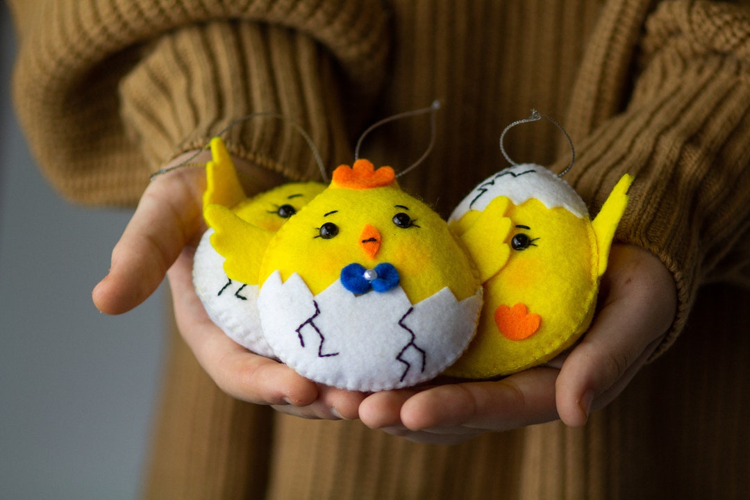 Easter Ornaments, Easter Decor, Easter Chicken Ornaments, Easter Gift ...