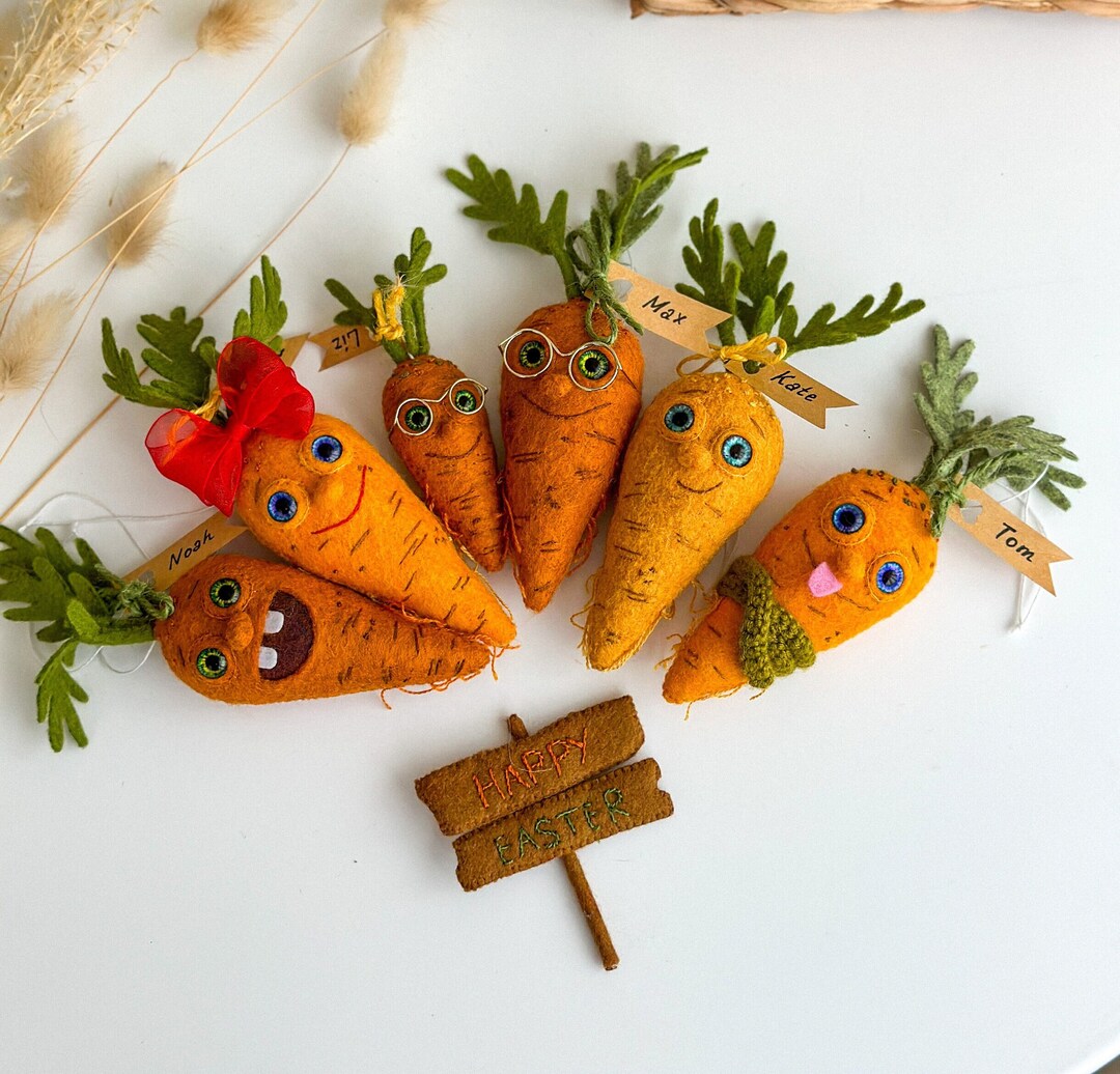 Easter Carrot Ornament, Easter Decorations, Easter Gifts, Easter Tree ...