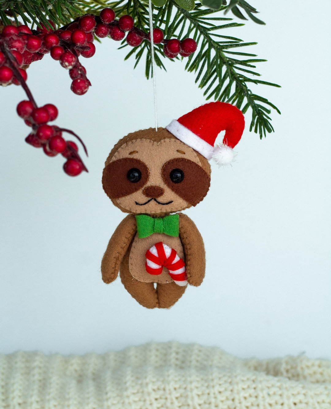 Sloth Christmas Ornaments Christmas Tree Decorations Sloth Ornaments ...