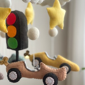 Cars Crib Mobile Sports Cars Baby Mobile Felt Mobile Baby Boy Mobile ...