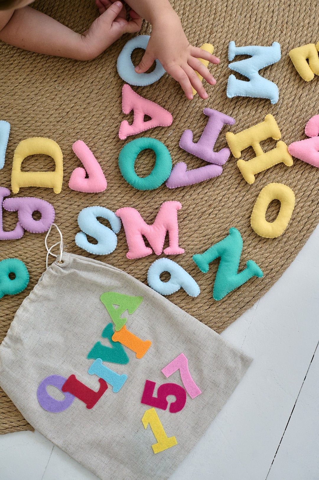 Toddler Montessori Felt Letters Felt Letters, Learning Alphabet ...