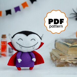 Halloween Vampire Pattern PDF Pattern Easy Pattern Halloween Vampire ...