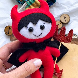Red Devil Halloween Decor the Little Devil Halloween Decoration ...