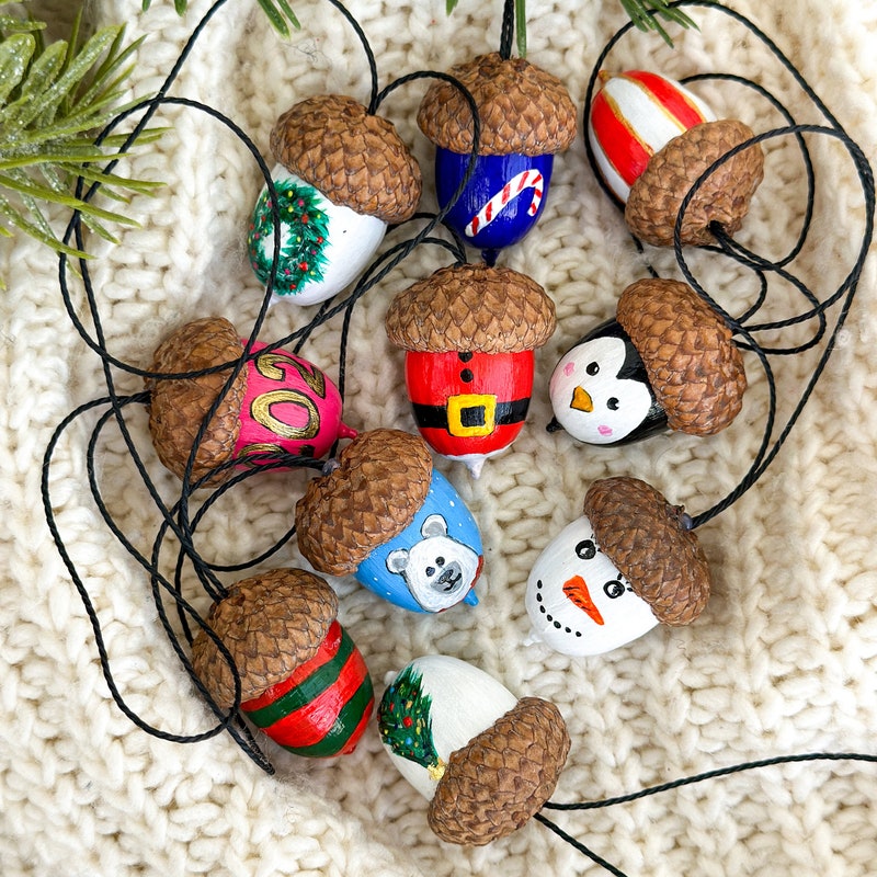 Acorn Ornaments - Etsy