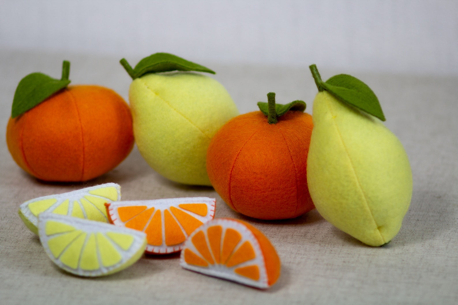 Orange Play Food Citrus Fruits Felt Toy Orange Stuffed Toys - Etsy