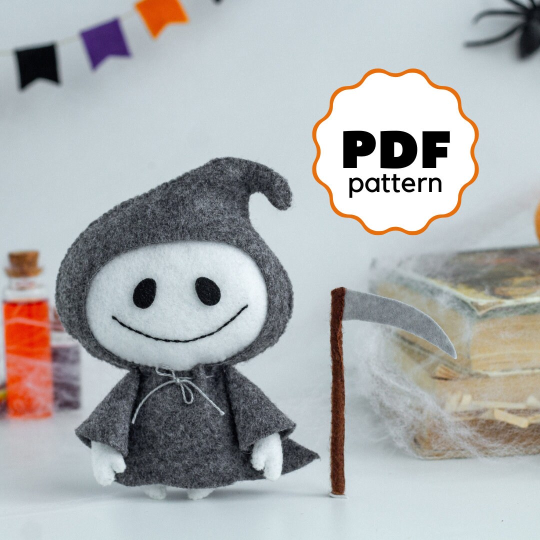 Halloween Grim Reaper Pattern PDF Pattern Easy Pattern Death With ...