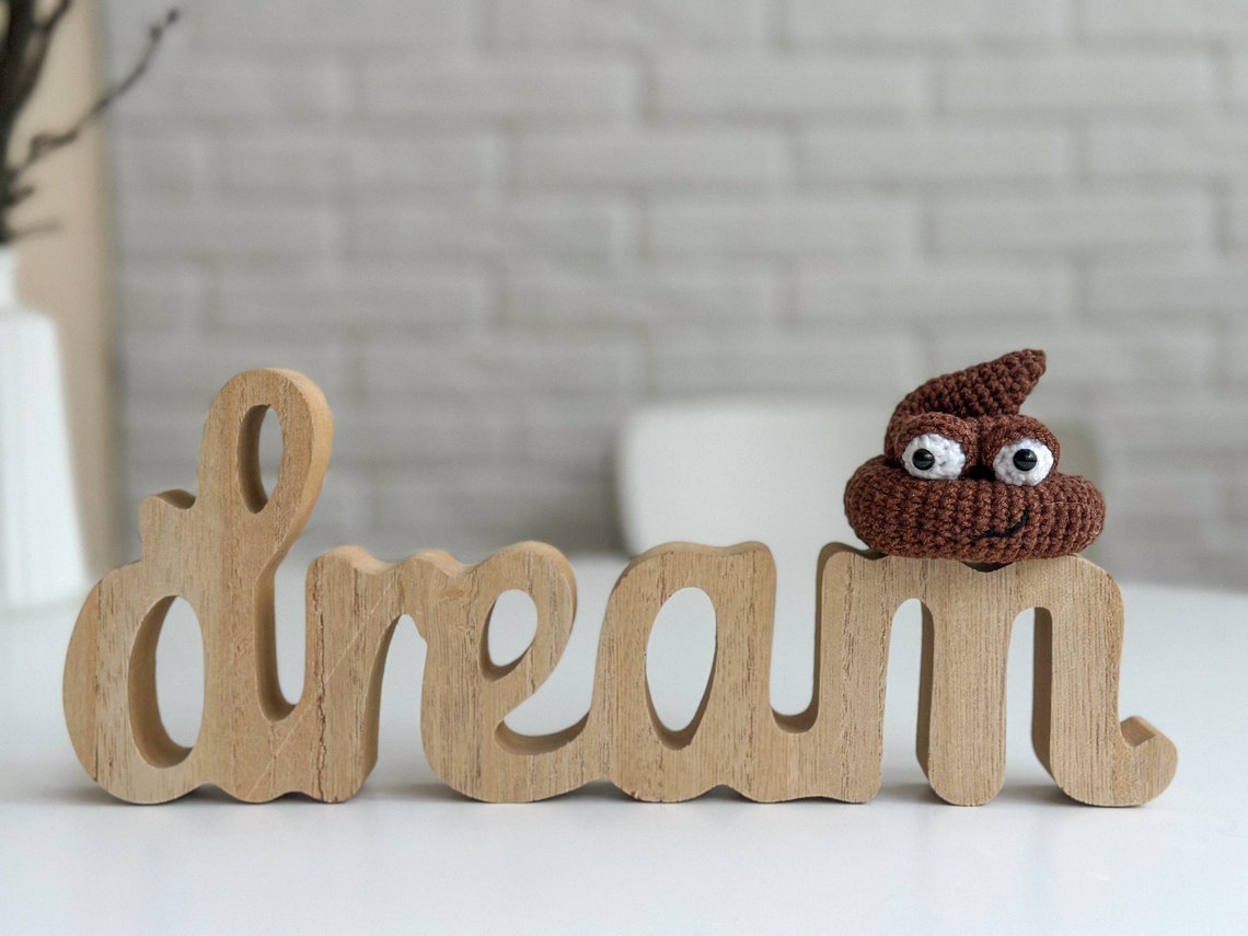 Handmade Crochet Poop, Funny Poop Gifts, Positive Gift for Family and ...