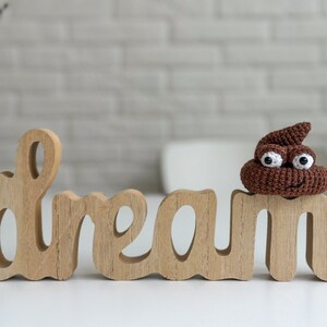 Handmade Crochet Poop, Funny Poop Gifts, Positive Gift for Family and ...