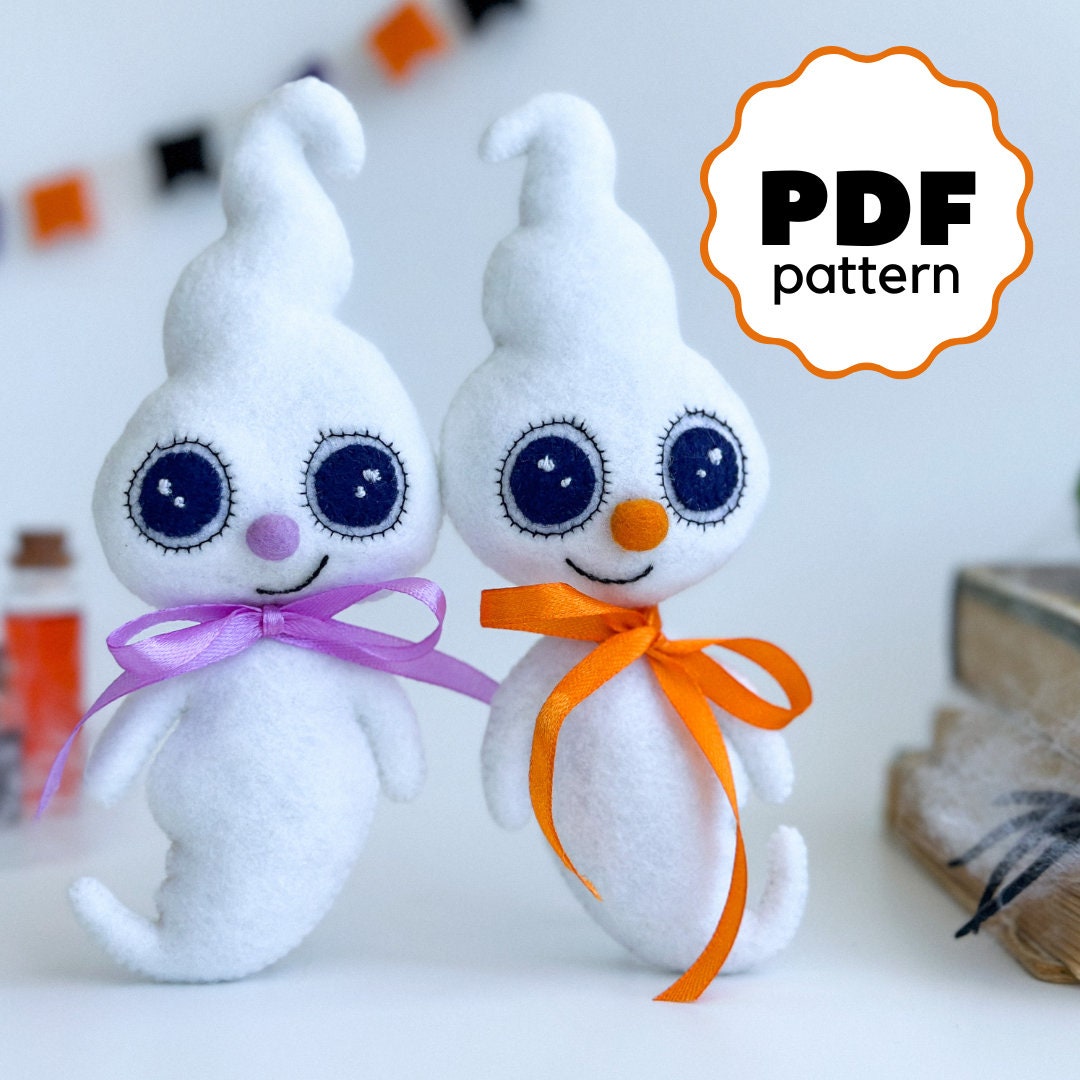 Halloween Ghosts Pattern PDF Pattern Easy Pattern Ghost Halloween ...