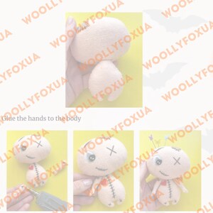 Felt Voodoo Doll Pattern PDF Pattern Easy Pattern Halloween Voodoo Doll ...