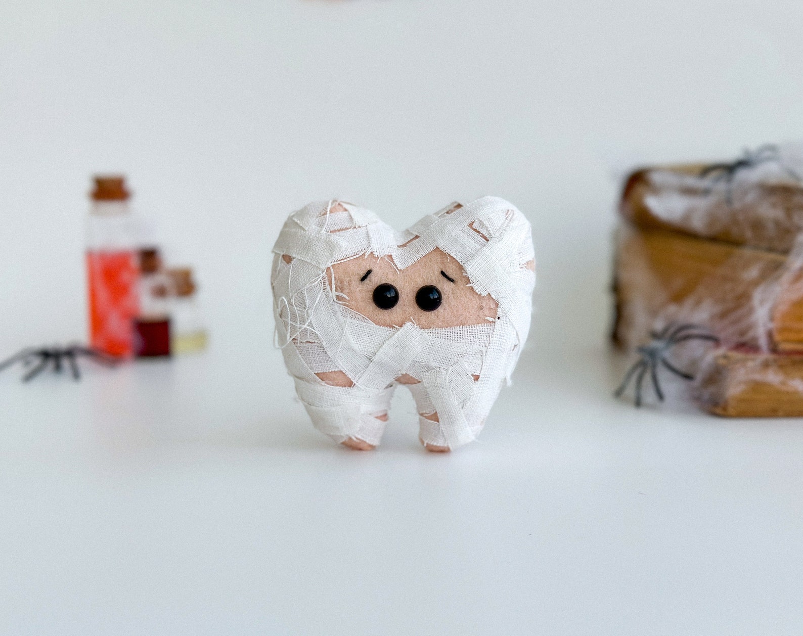 Halloween Mummy Tooth Ornament Halloween Tooth Decor Halloween ...