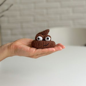 Handmade Crochet Poop, Funny Poop Gifts, Positive Gift for Family and ...