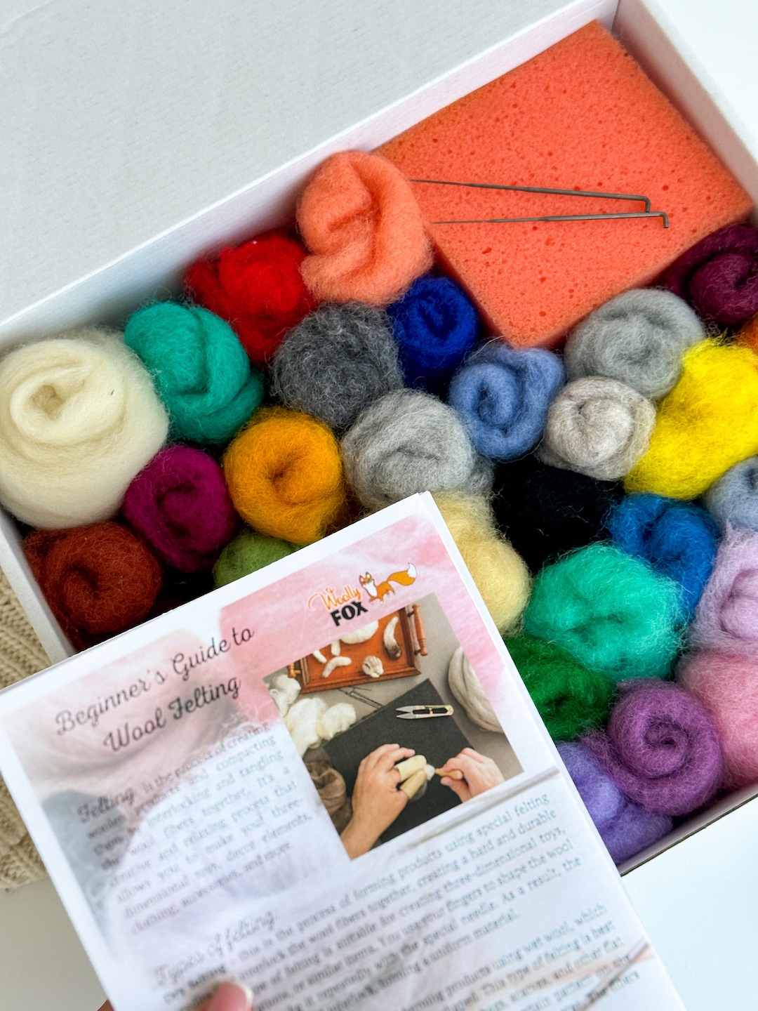 Beginner Craft Kit, Needle Felting Kit, Boxed Needle Felting Starter ...