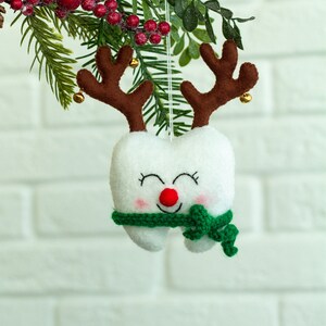 Christmas Tooth Ornament Christmas Tooth Decor Christmas Decorations ...