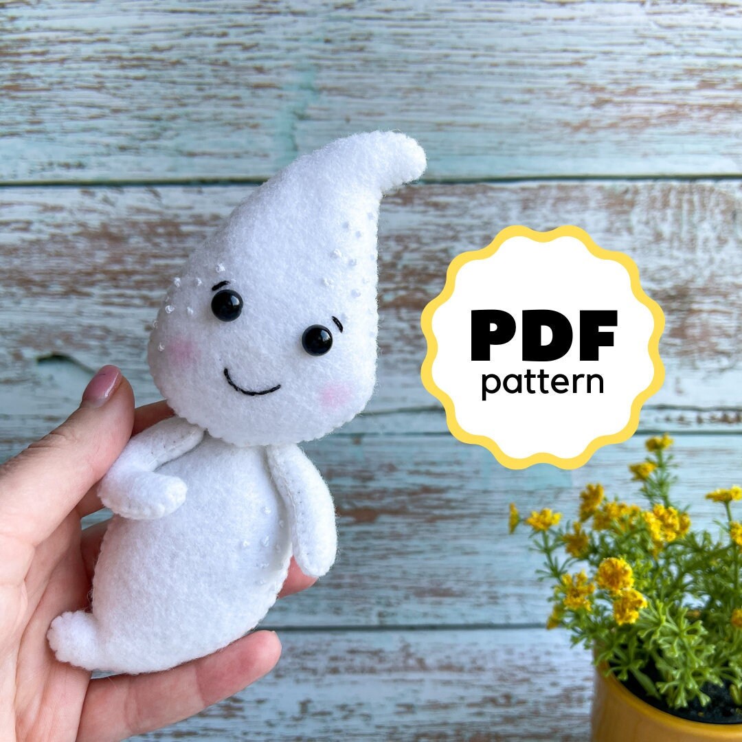 Halloween Ghost Pattern PDF Pattern Easy Pattern Ghost Halloween ...